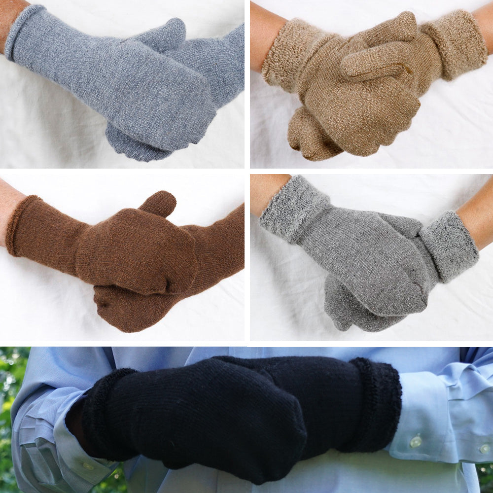 Alpaca Terry Mitts